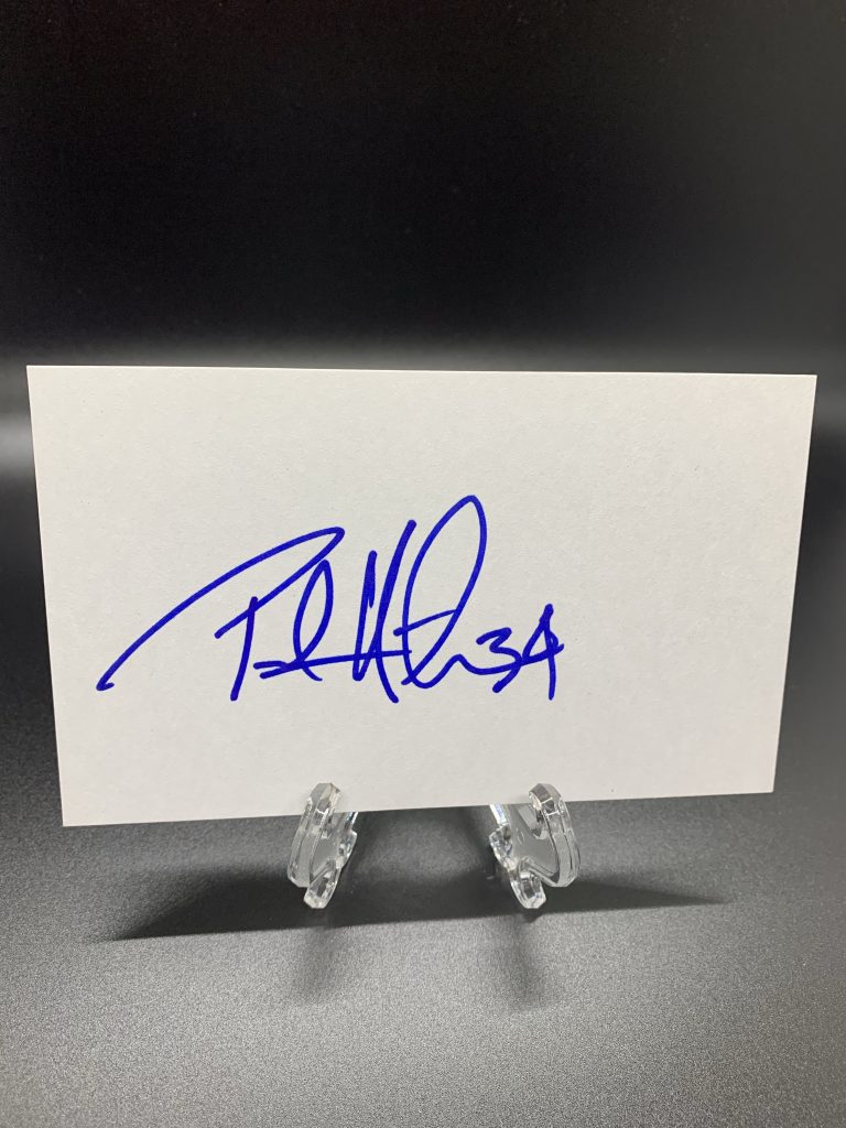 The Simplistic Beauty of Autographed 3×5 Index Cards - One Million Cubs ...